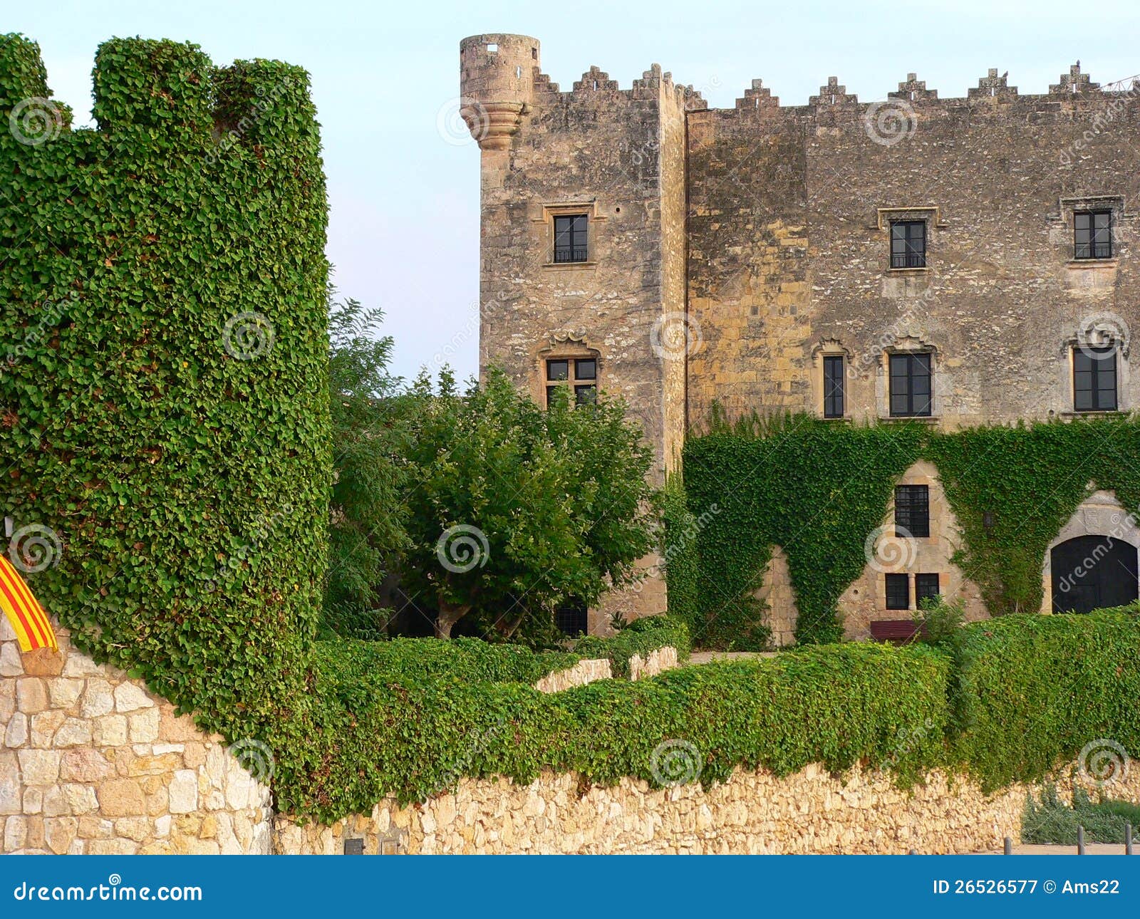 Castell De Altafulla (Spain ) Stock Image - Image of carrer, catalonia ...