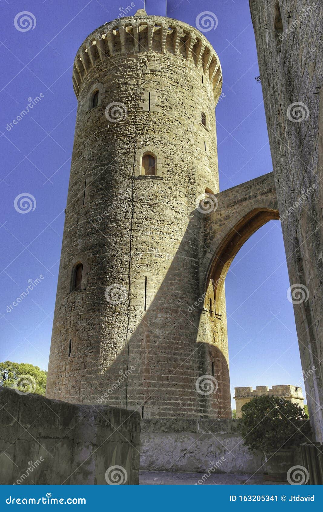 Castell De Bellver Palma De Mallorca Stock Image - Image of spain ...