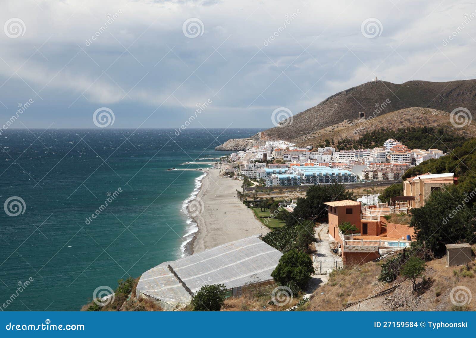 Castell de Ferro, Spain stock photo. Image of town, coast - 27159584