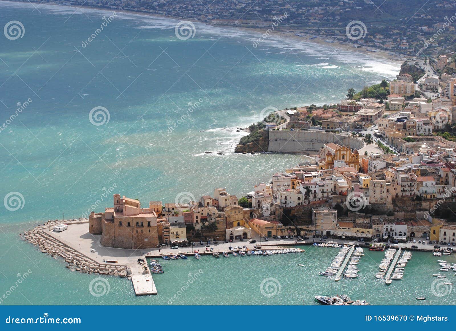 Castellammare Del Golfo Panorama Stock Photo - Image of italy ...