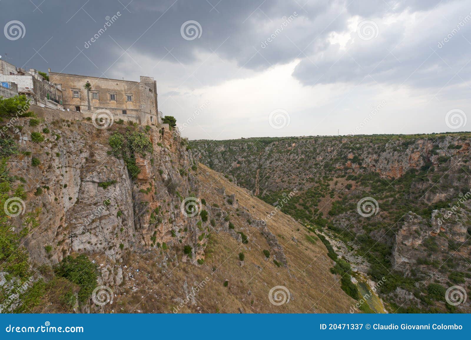 Castellaneta (Taranto) - Alte Stadt Stockbild - Bild von sturm, sommer ...