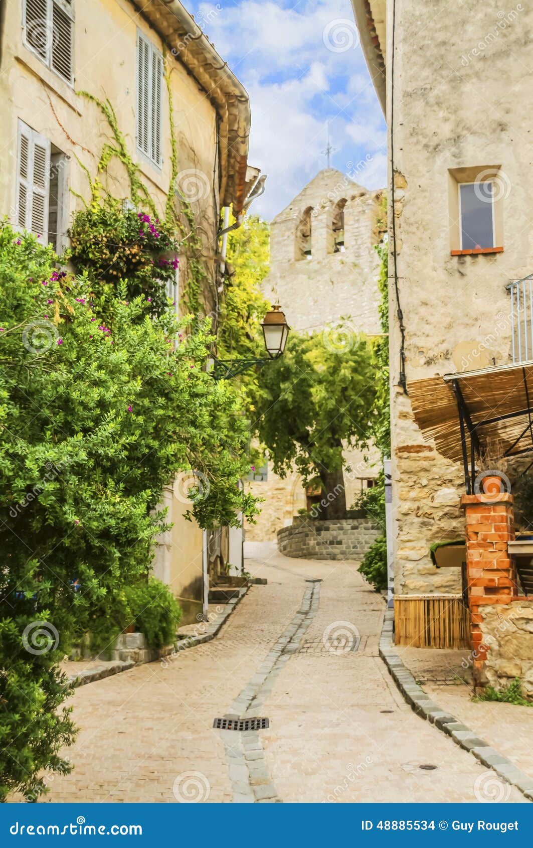 The Castellet village stock photo. Image of trees, magnificent - 48885534