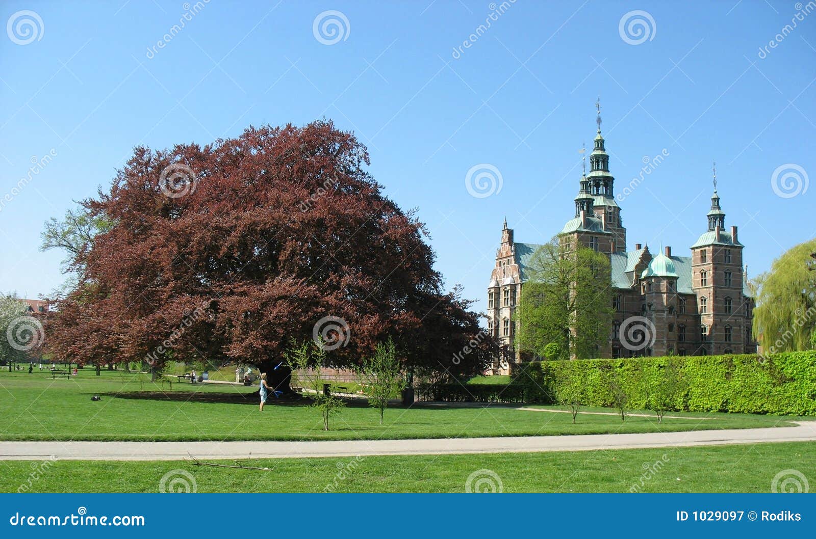 Castello 1 di Rosenborg immagine stock. Immagine di danimarca - 1029097