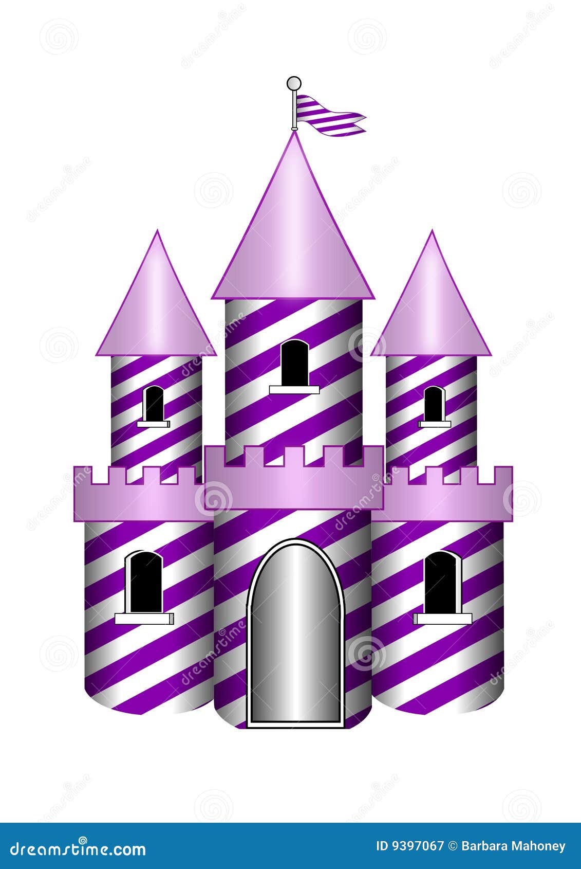 Castello illustrazione di stock. Illustrazione di duca - 9397067