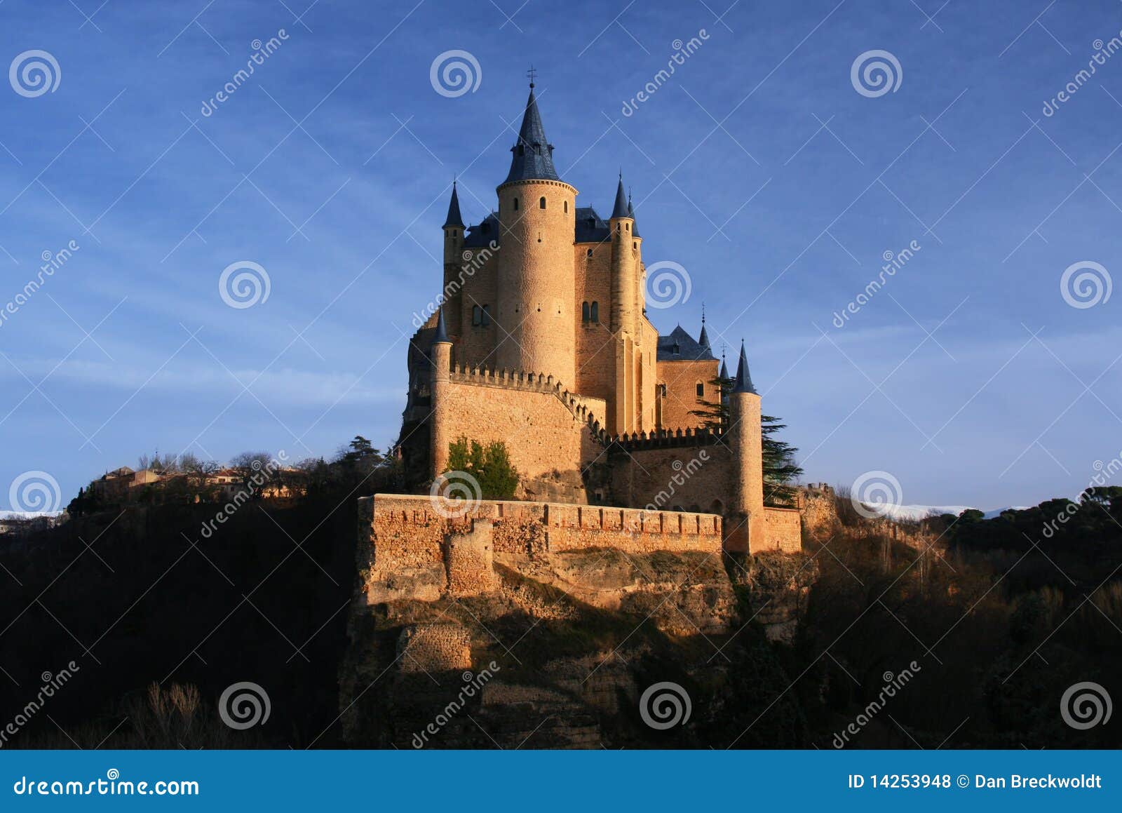 Castello Di Alcazar a Segovia, Spagna Fotografia Stock - Immagine di ...