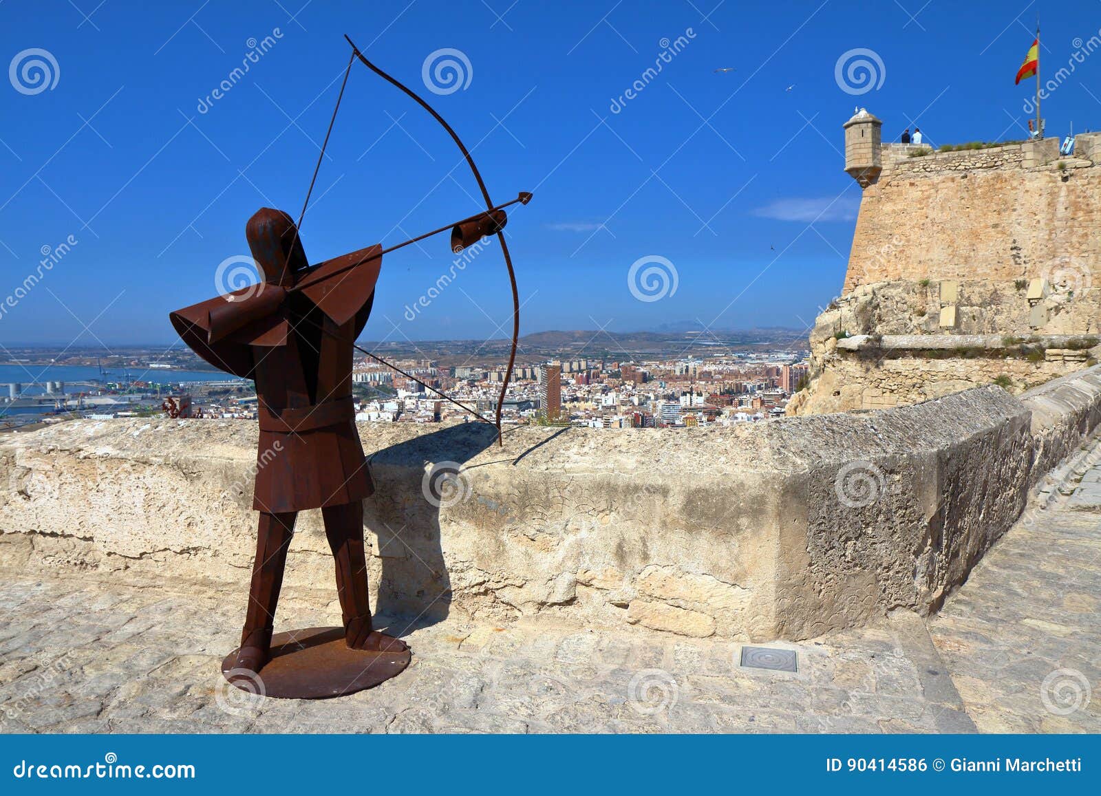 Castello Di Alicante, Spagna Fotografia Editoriale - Immagine di ...