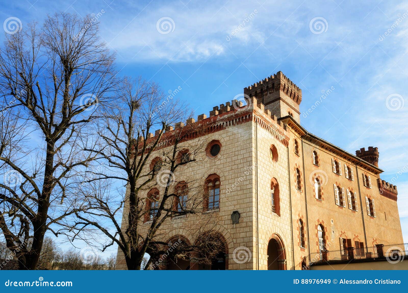 Castello Di Barolo Piemonte, Italia Immagine Stock - Immagine di ...