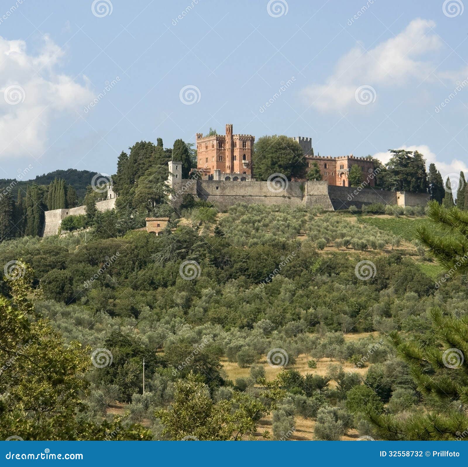 Castello Di Brolio in Chianti Fotografia Stock - Immagine di ...