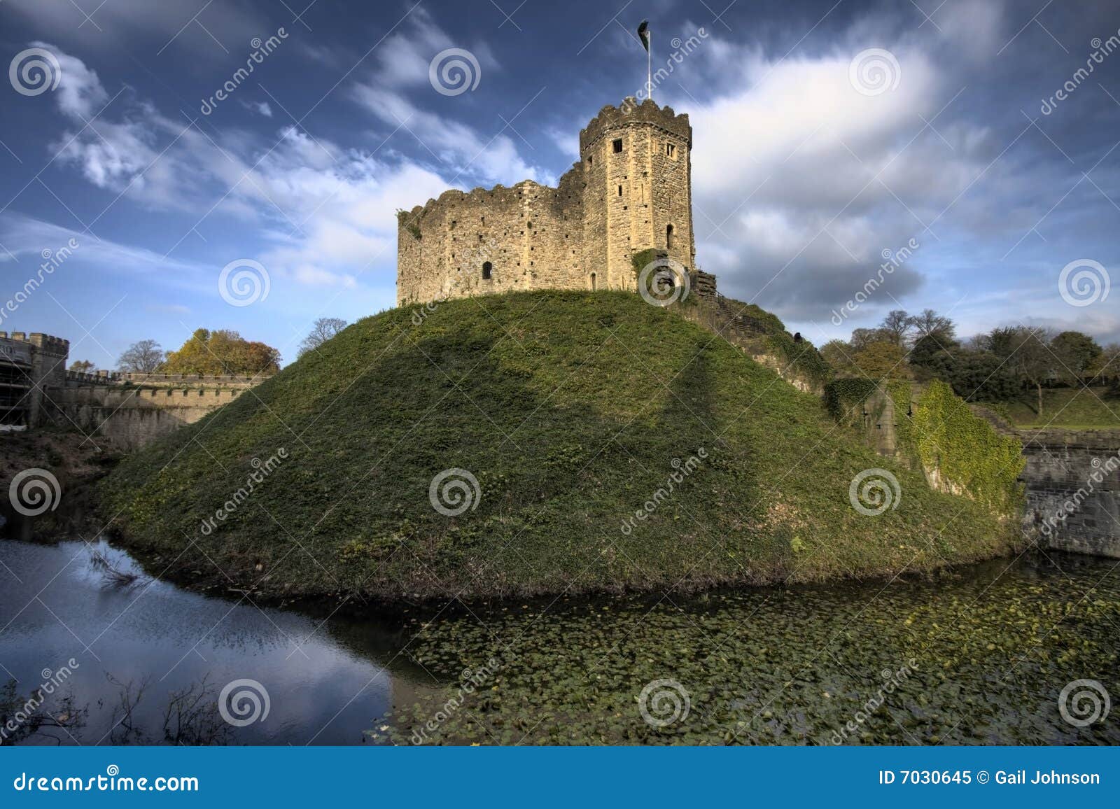 Castello di Cardiff immagine stock. Immagine di castello - 7030645