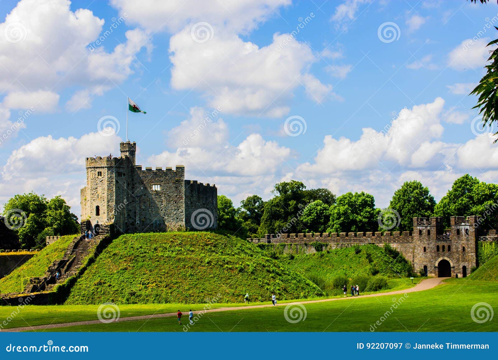 Castello di Cardiff immagine stock. Immagine di cardiff - 92207097