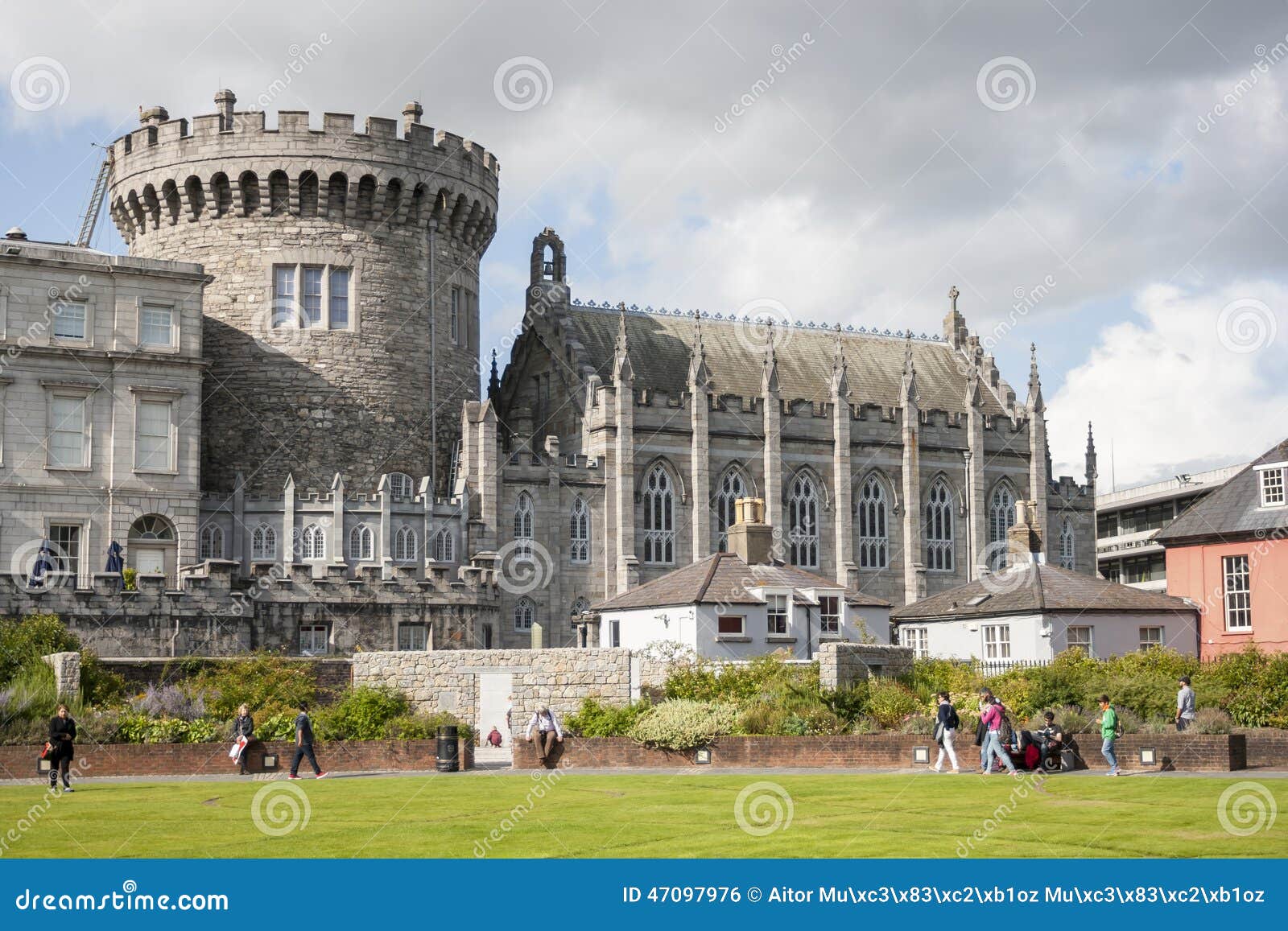 Castello di Dublino fotografia editoriale. Immagine di estate - 47097976