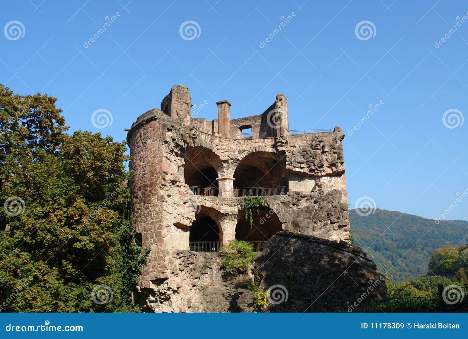 Castello di Heidelberg immagine stock. Immagine di castello - 11178309