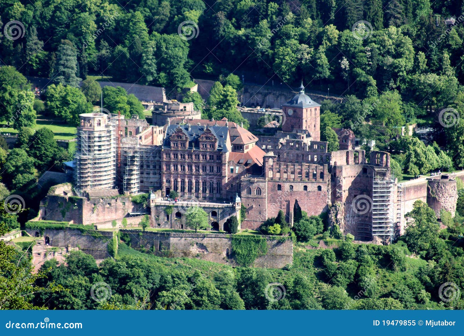 Castello di Heidelberg immagine stock. Immagine di destinazione - 19479855