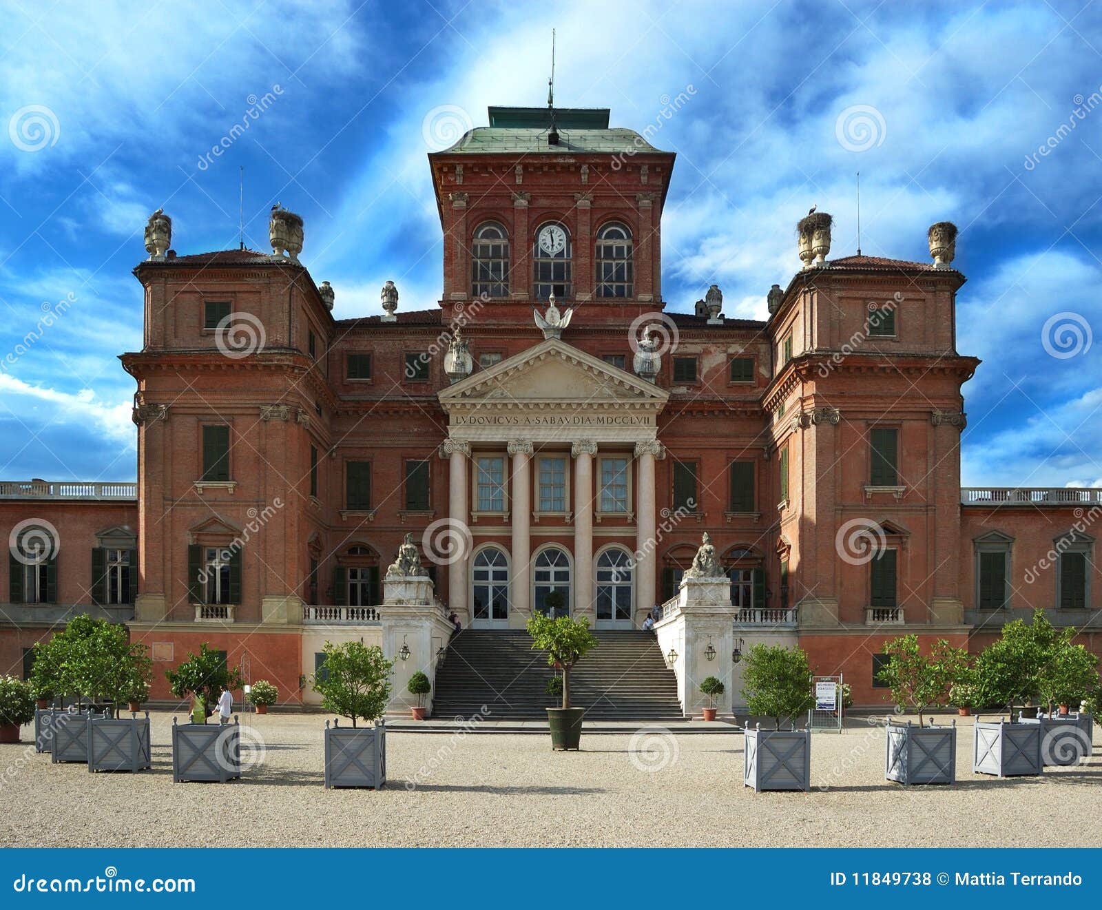 Castello Di Racconigi - Italia Fotografia Stock - Immagine di ...