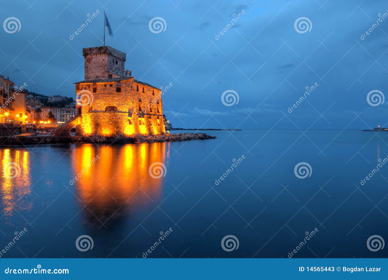 Castello Di Rapallo, Italia (Liguria) Immagine Stock - Immagine di ...
