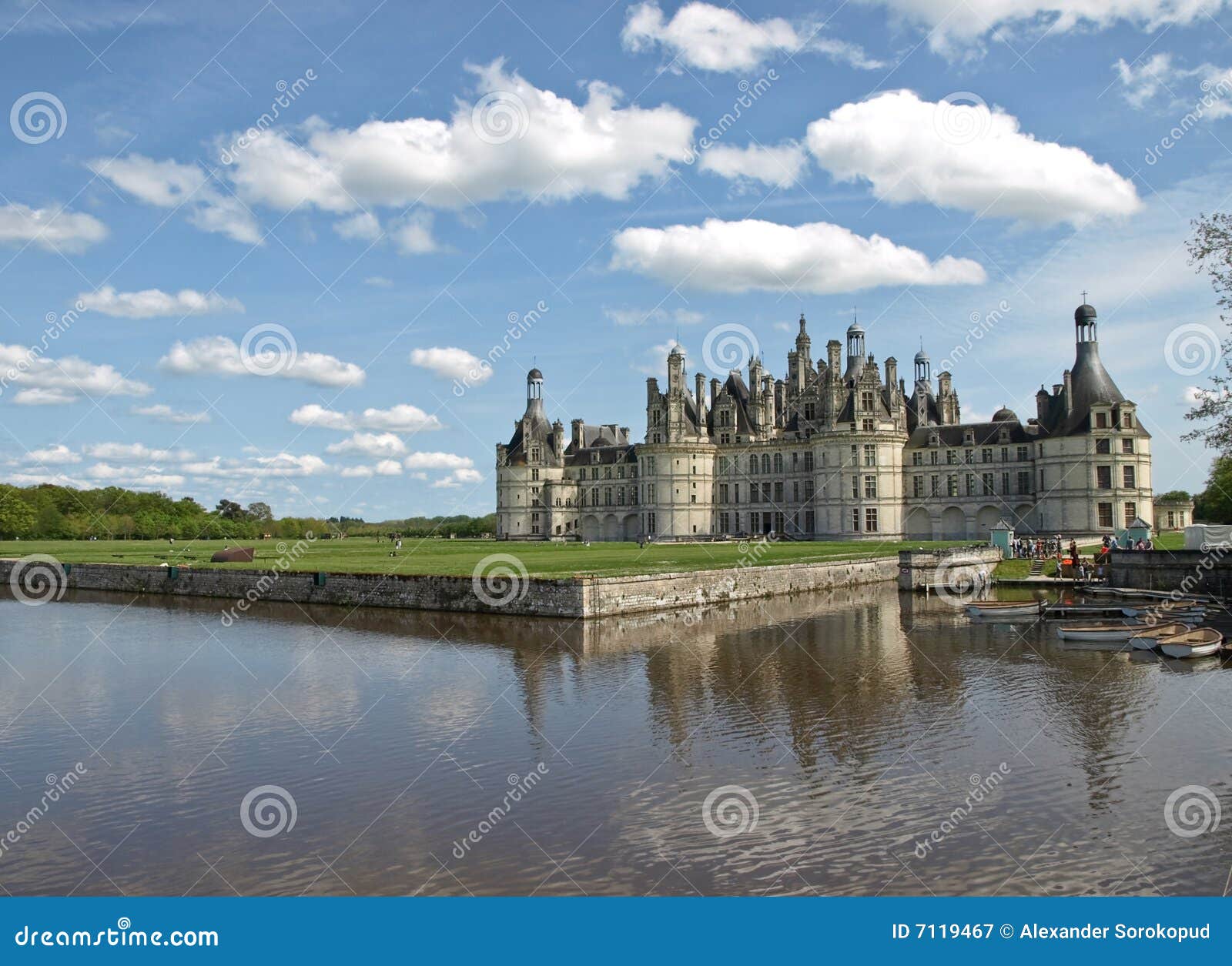 Castello di re maestoso immagine stock. Immagine di giorno - 7119467