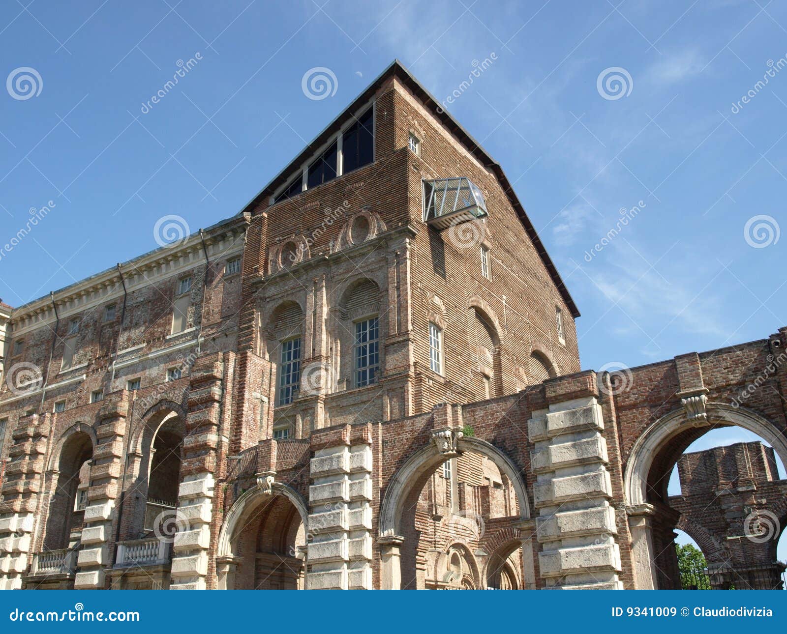 Castello di Rivoli stock image. Image of piedmont, rivoli - 9341009