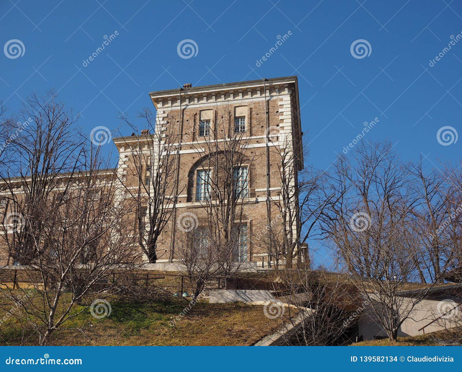 Castello Di Rivoli Castle in Rivoli Stock Photo - Image of urban ...