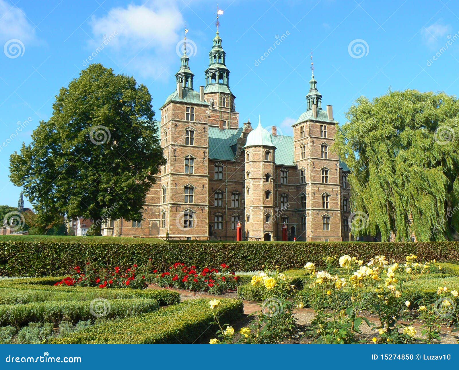 Castello Di Rosenborg a Copenhaghen Fotografia Stock - Immagine di ...