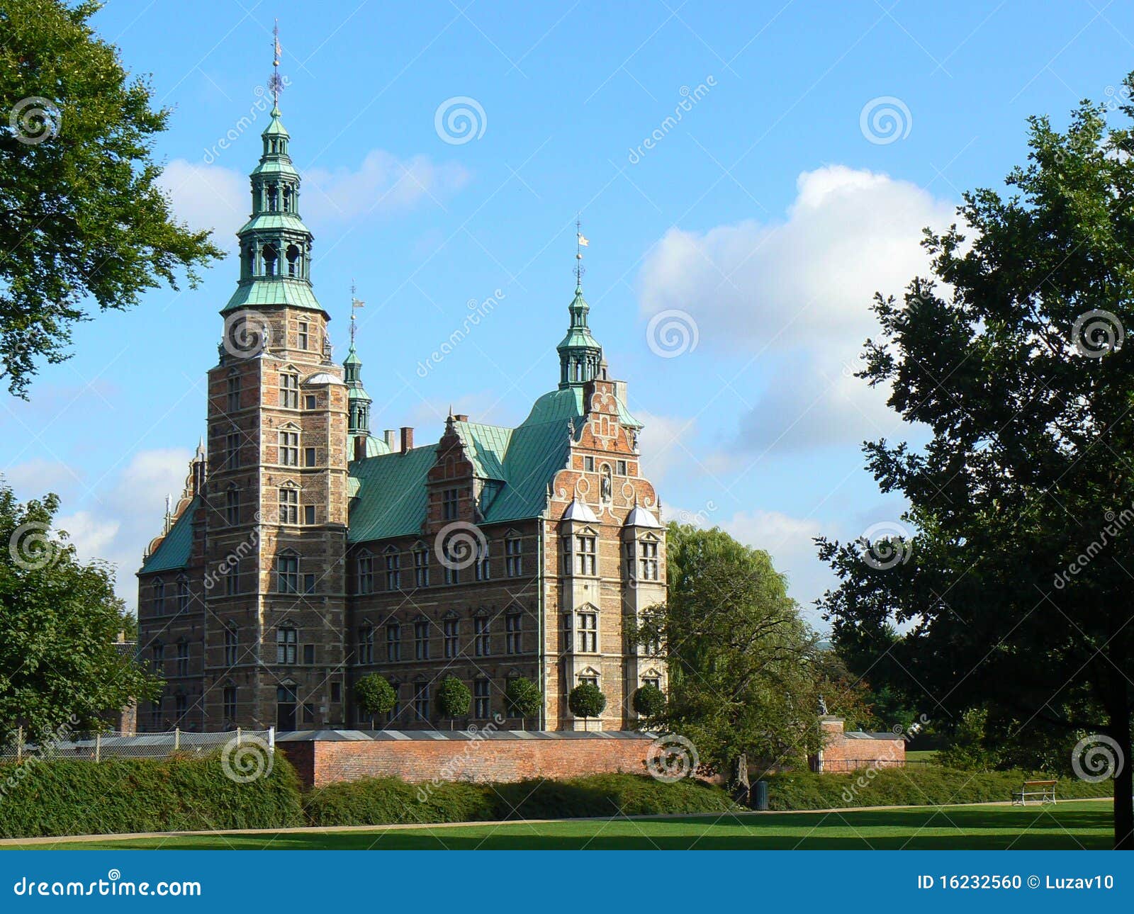 Castello Di Rosenborg a Copenhaghen Fotografia Stock - Immagine di ...