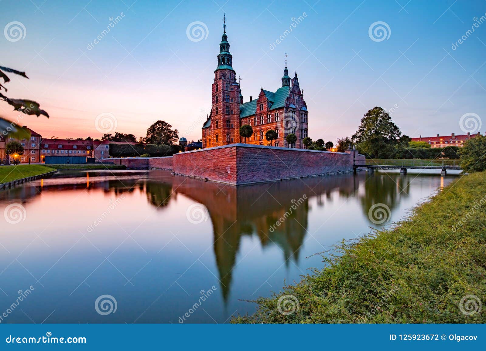 Castello Di Rosenborg a Copenhaghen, Danimarca Fotografia Stock ...