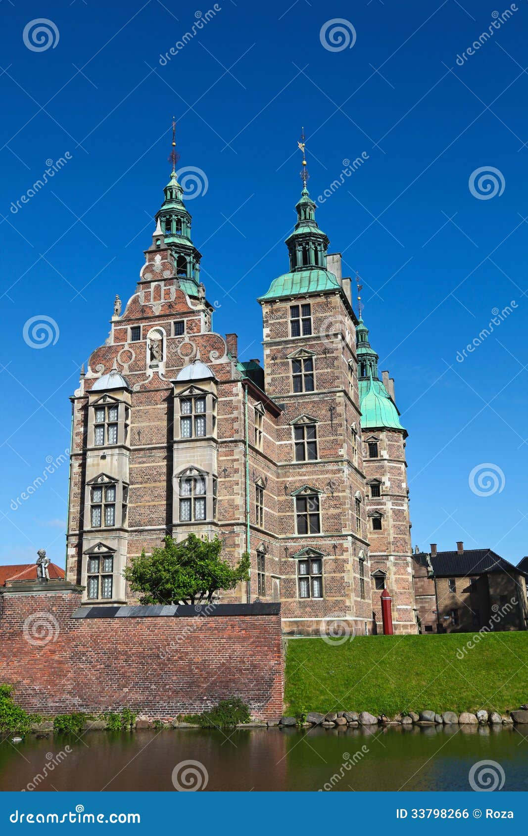 Castello Di Rosenborg, Copenhaghen, Danimarca Fotografia Stock ...