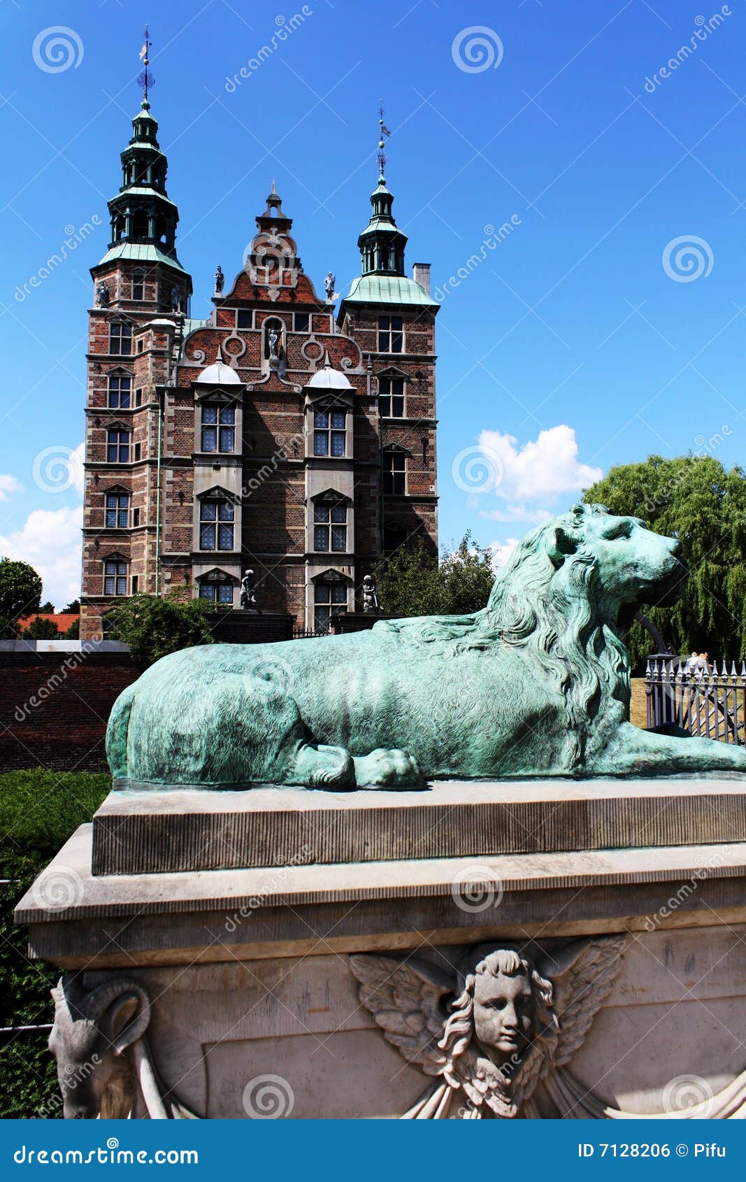 Castello Di Rosenborg a Copenhaghen, Danimarca Fotografia Stock ...