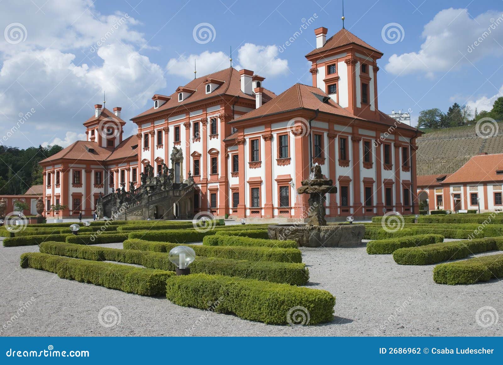 Castello di Troja fotografia stock. Immagine di famoso - 2686962
