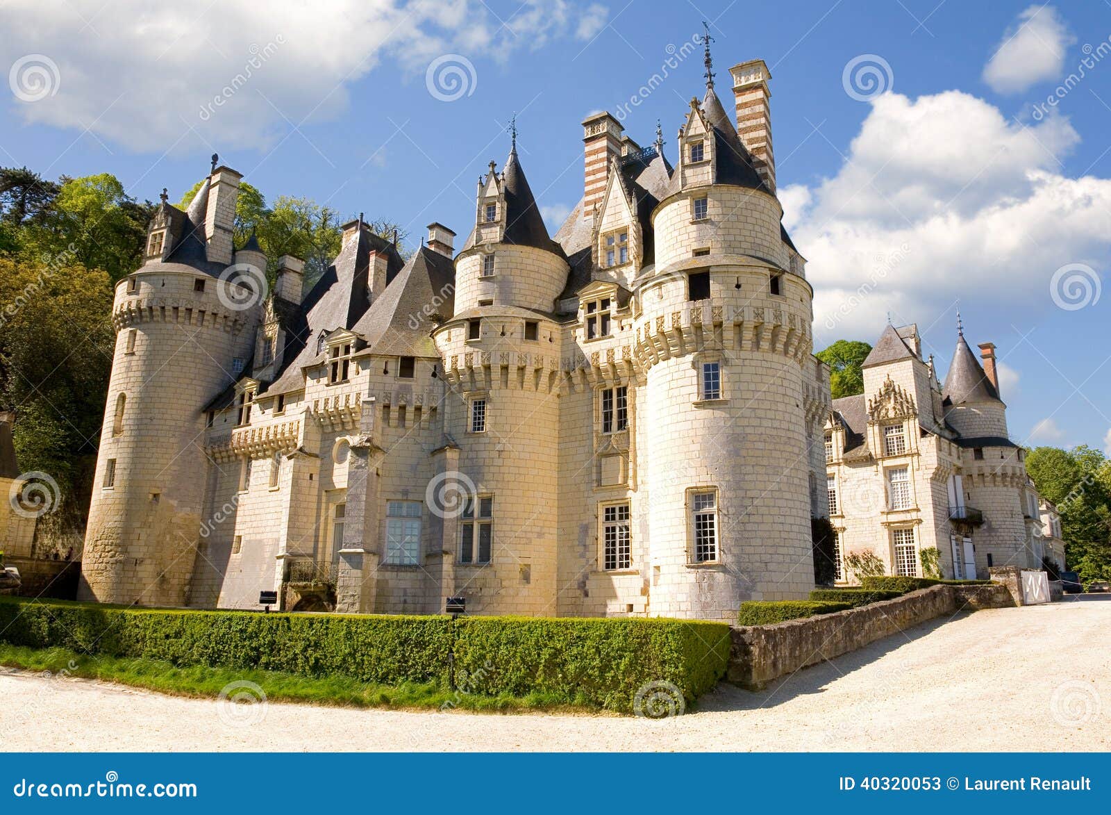 Castello di Usse immagine stock. Immagine di storico - 40320053