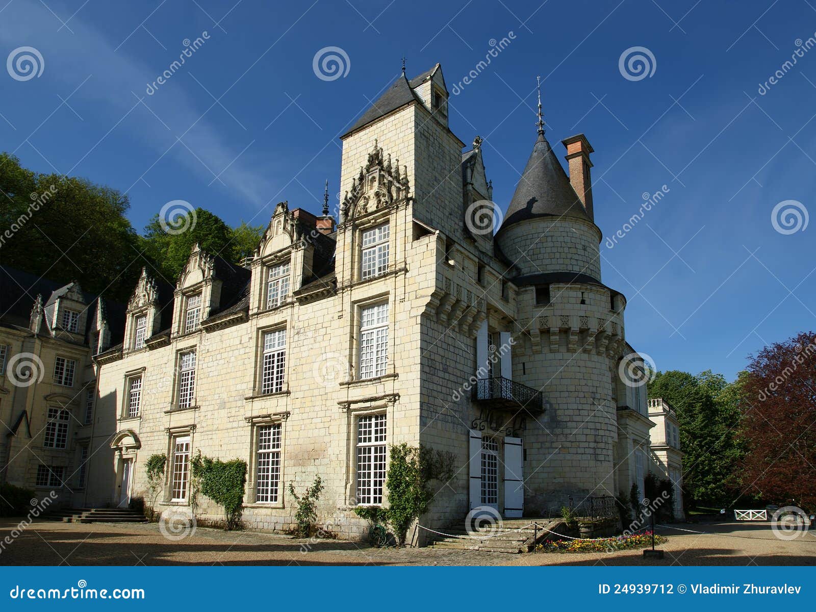 Castello Di Usse, Loire Valley, Francia Fotografia Stock - Immagine di ...