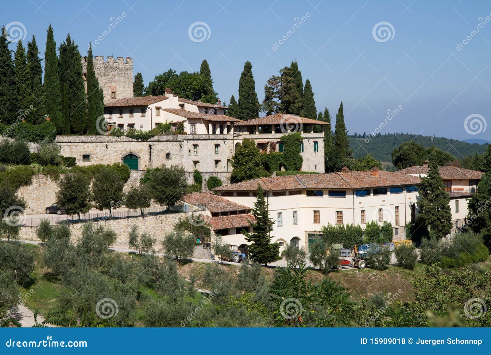 Castello di Verrazzano stock photo. Image of castle, medieval - 15909018
