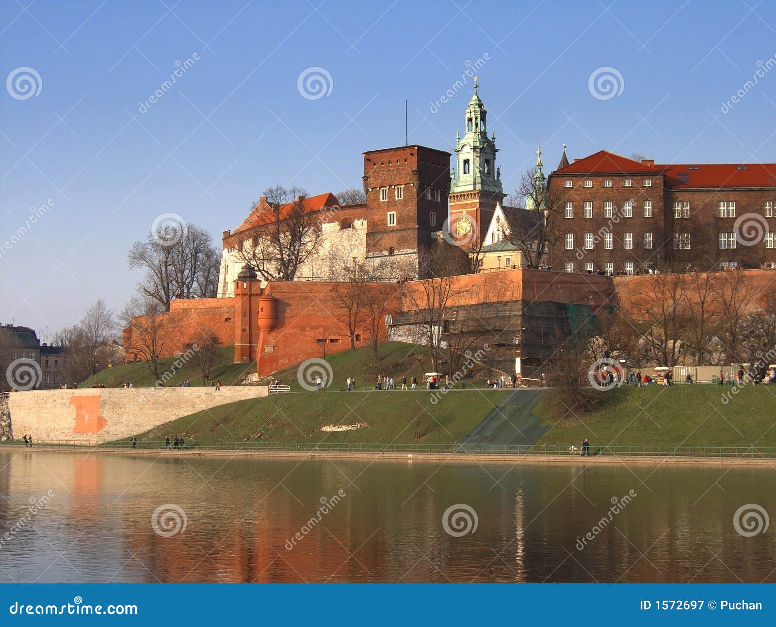 Castello di Wawel immagine stock. Immagine di reale, storico - 1572697
