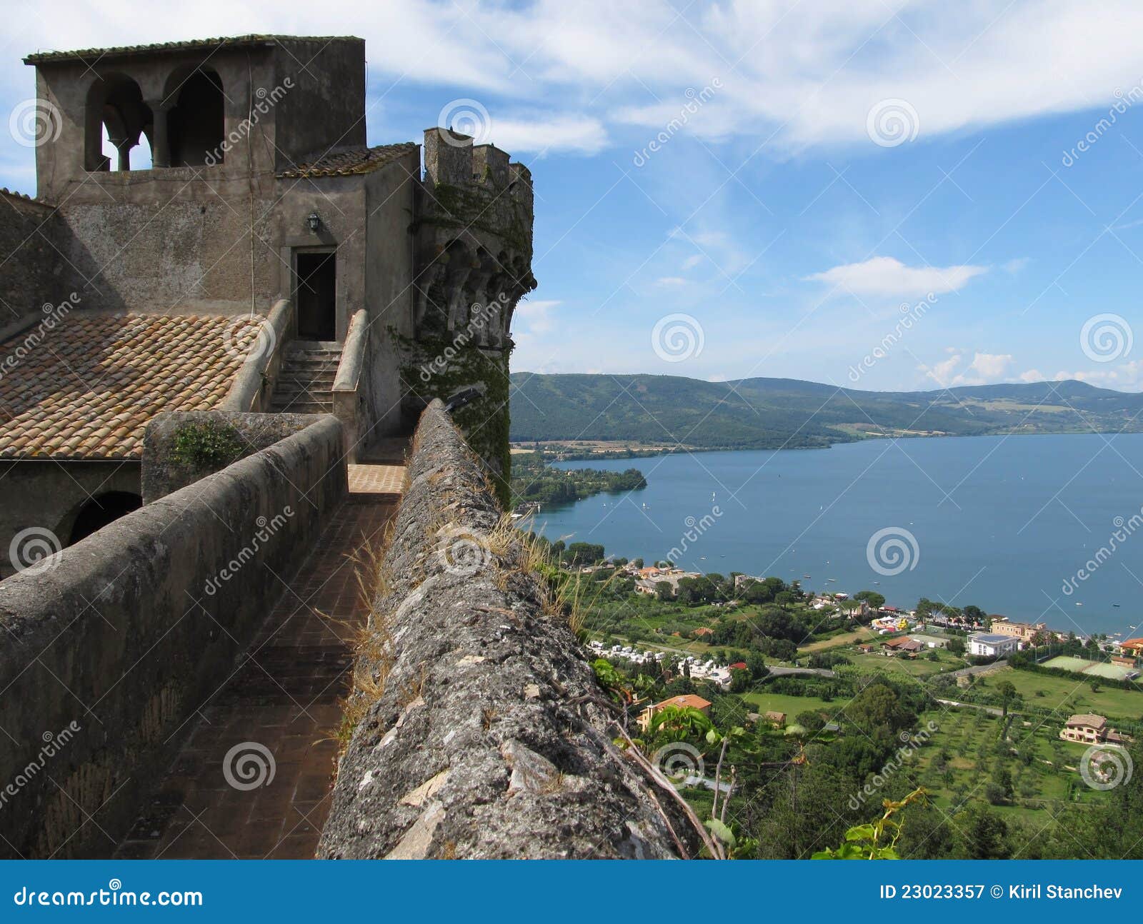Castello Orsini-Odescalchi in Bracciano Stock Image - Image of coast ...