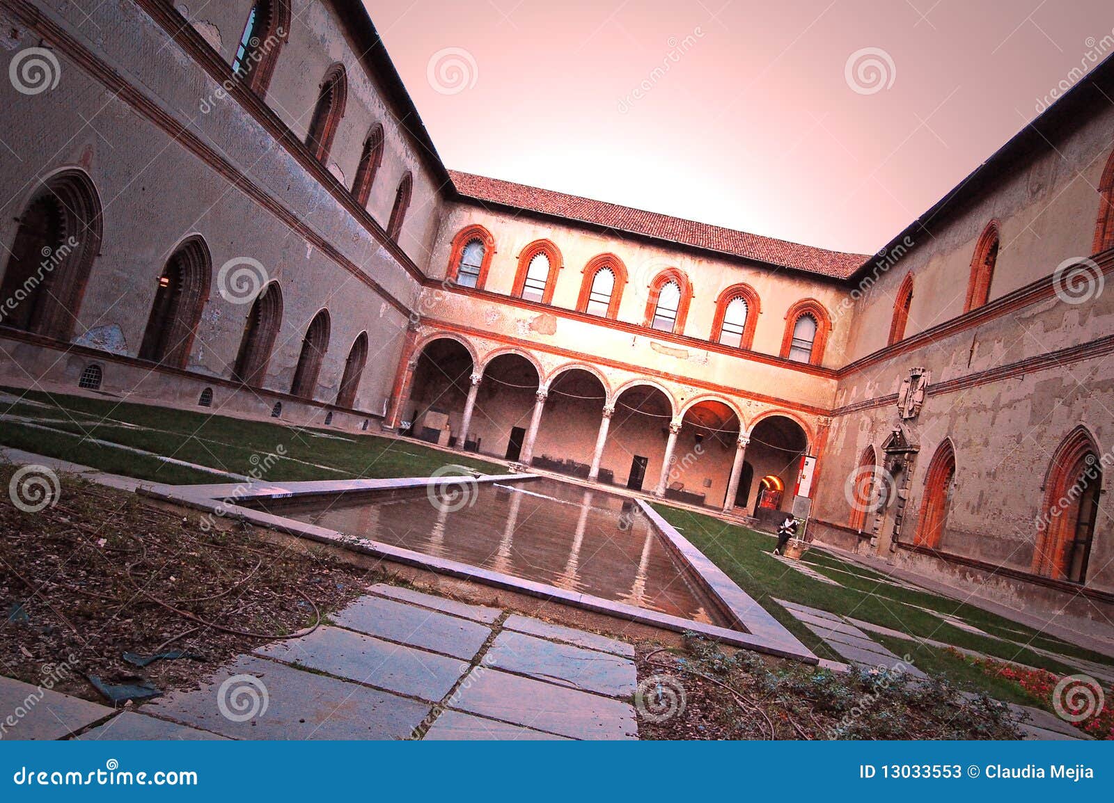 Castello Sforzesco, Milan stock image. Image of italy - 13033553
