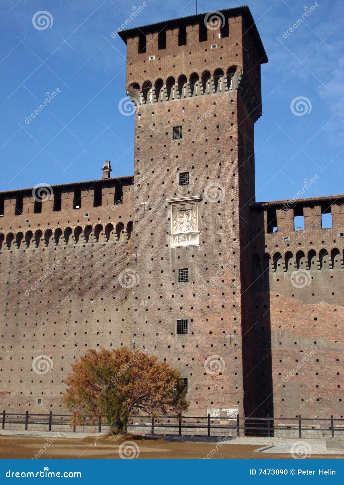 Castello sforzesco - Milan stock photo. Image of milan - 7473090