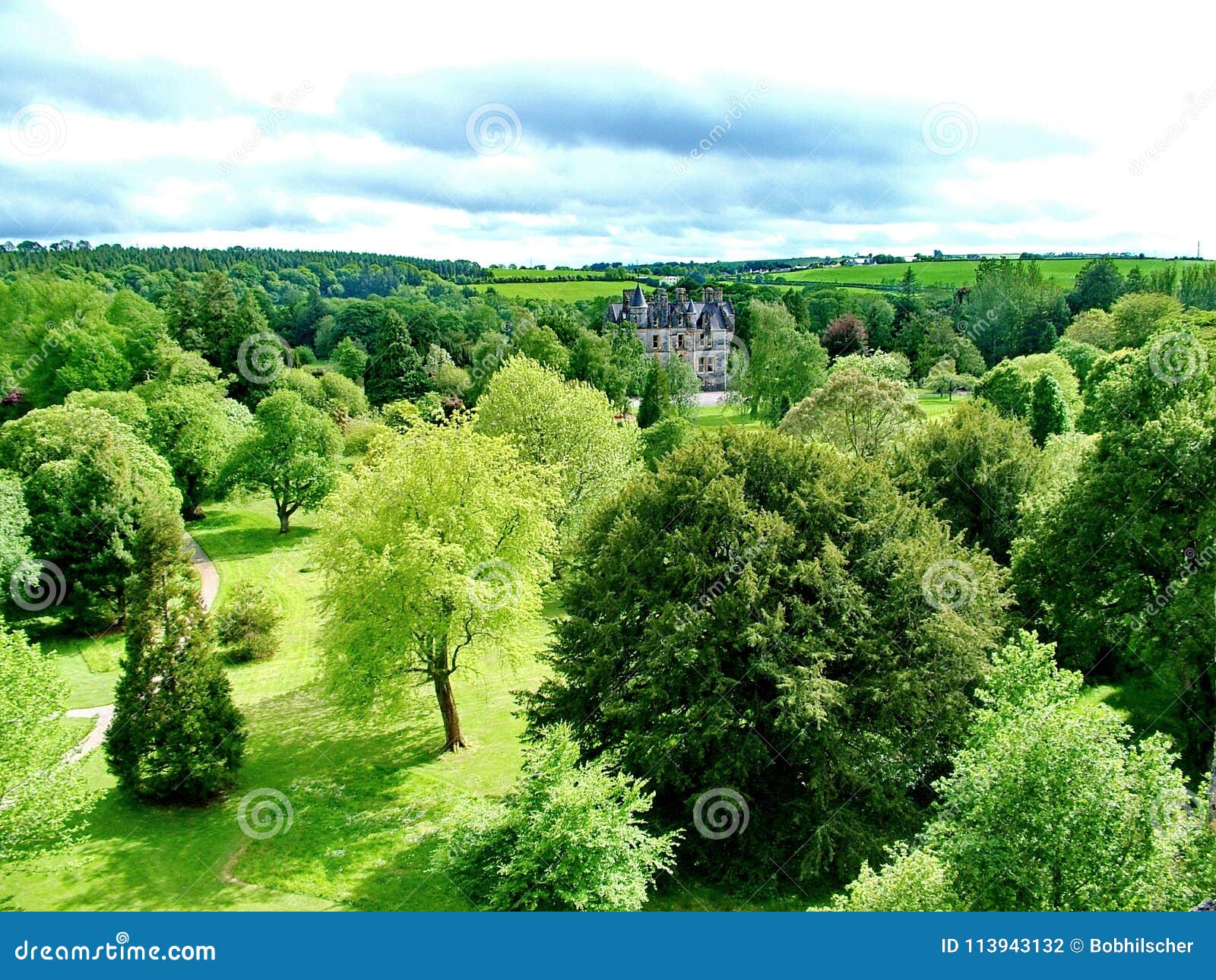 Castello Vicino Di Lusinga Della Camera Di Lusinga Fotografia ...