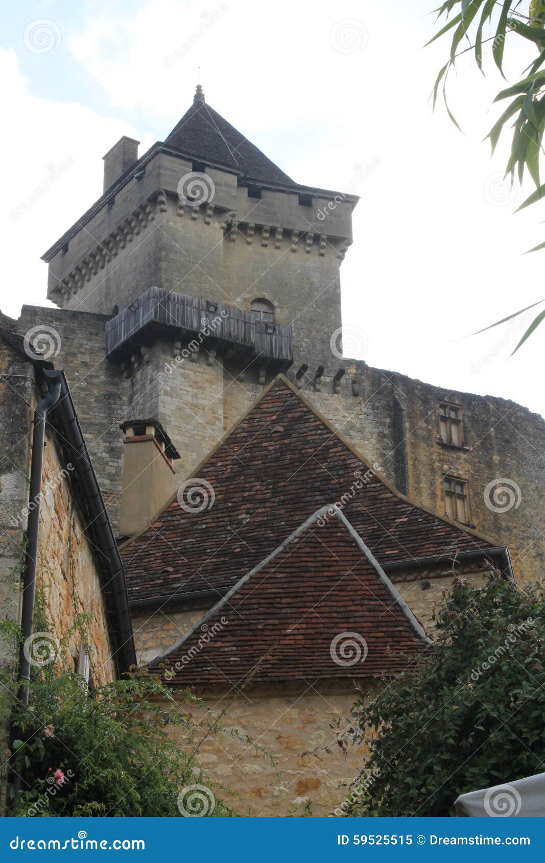 Castelnaud castle stock image. Image of ancient, palace - 59525515