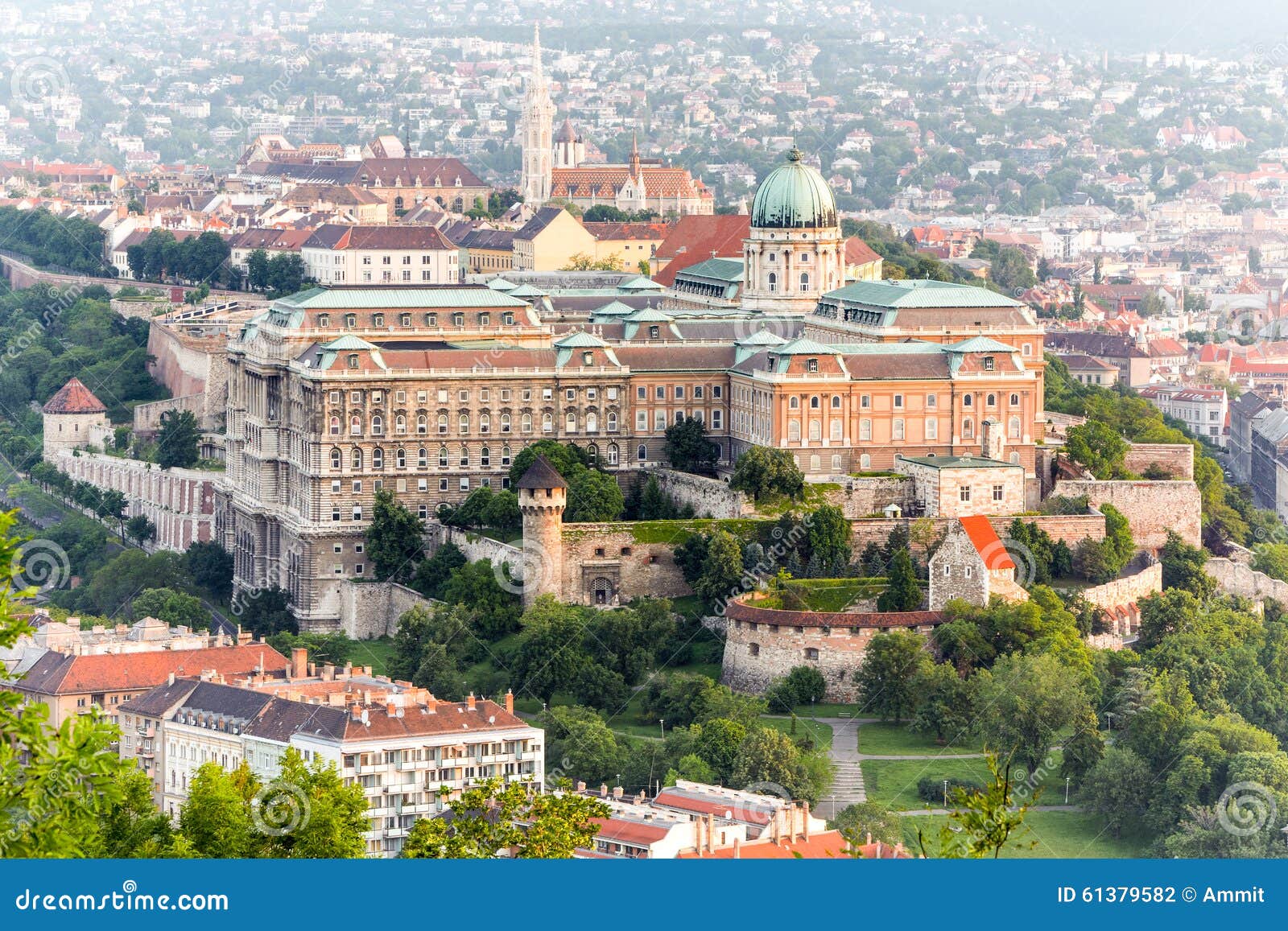 Castelo Budapest Hungria De Buda Foto de Stock - Imagem de turismo ...