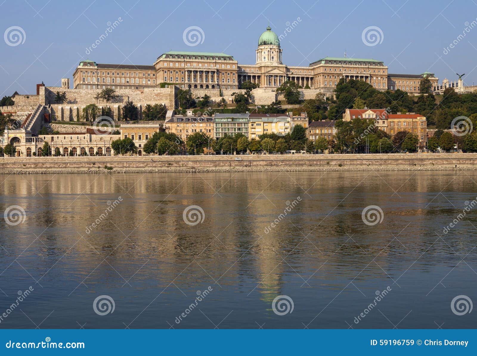 Castelo De Buda Em Budapest Imagem de Stock - Imagem de interesse ...