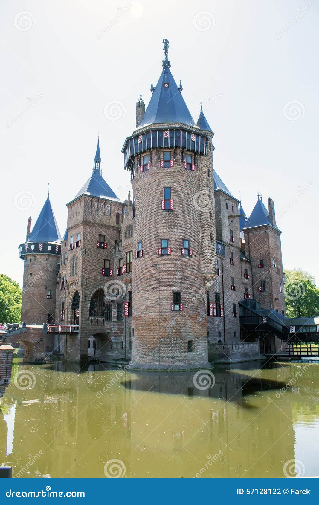 Castelo de Haar Nederland fotografia editorial. Imagem de necessidades ...