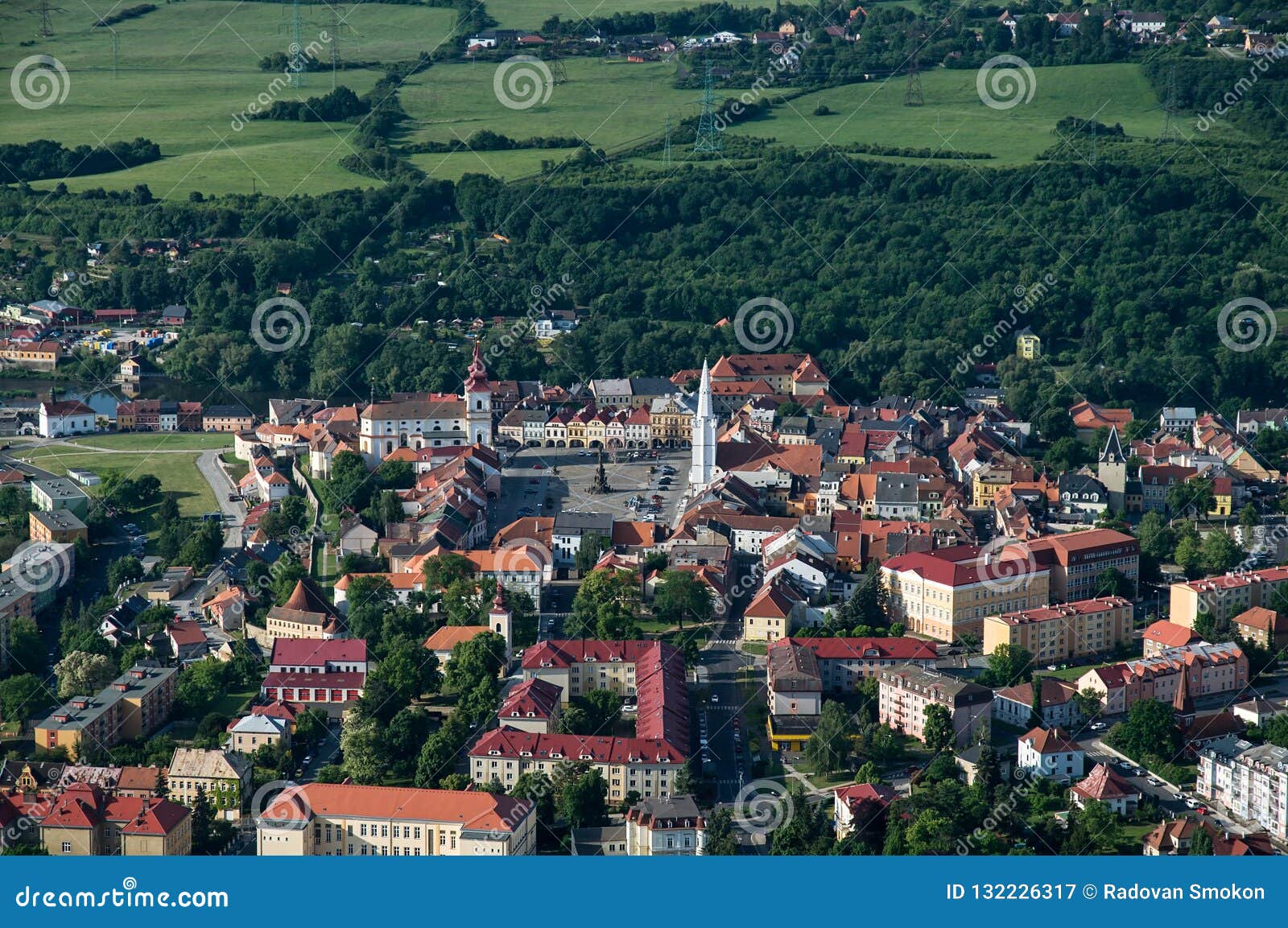 Castelo De Kadan Da Cidade De Kadan Imagem de Stock - Imagem de foto ...