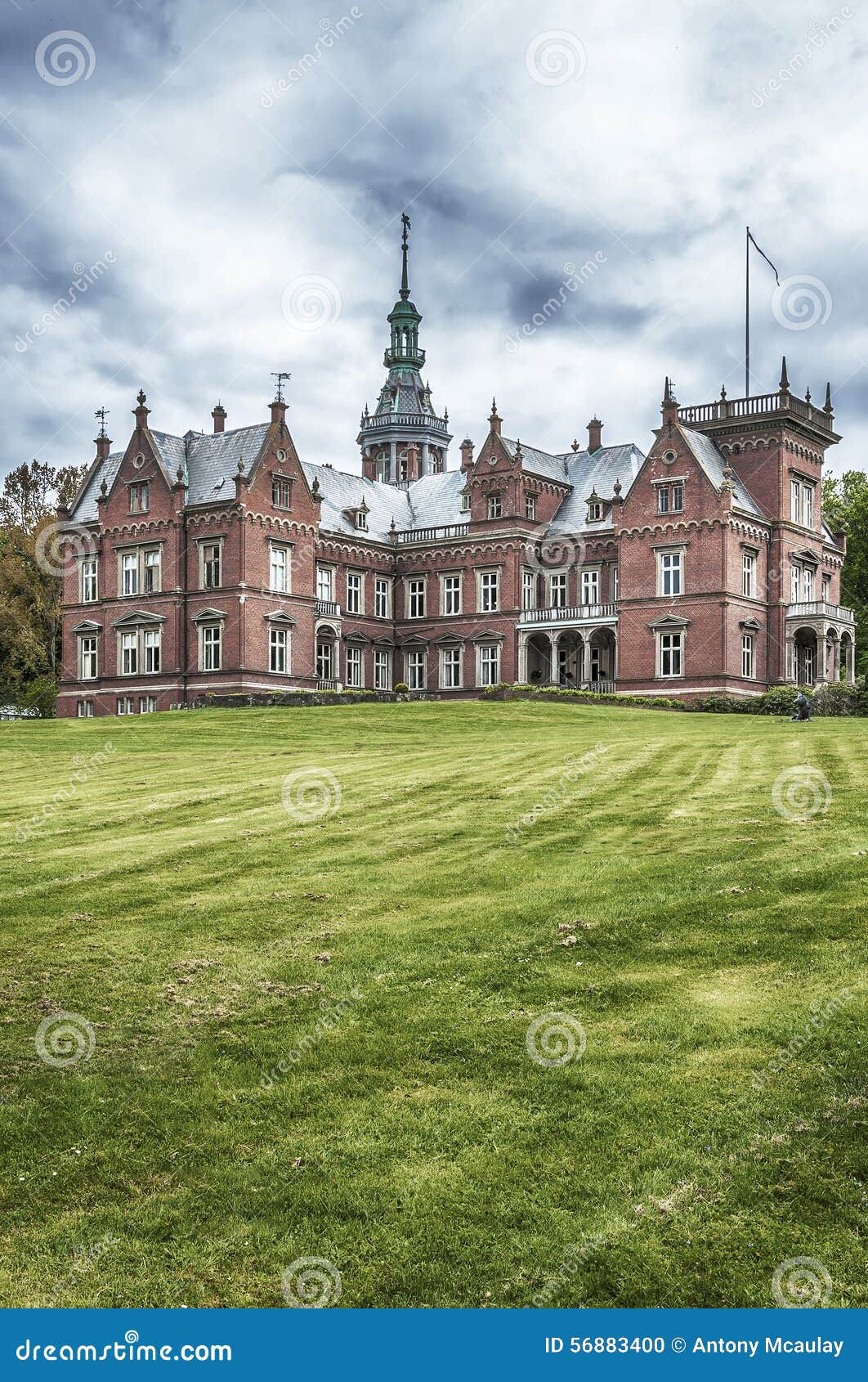 Castelo De Nya Kulla Gunnarstorp Foto de Stock - Imagem de suécia ...