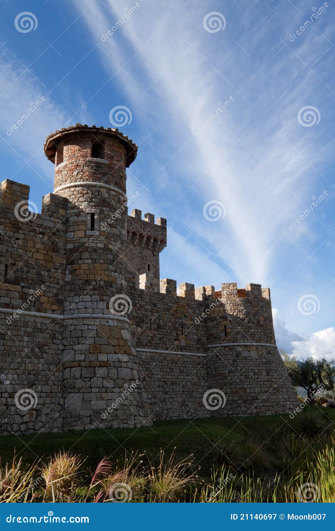 Castelo de pedra imagem de stock. Imagem de lugar, pedra - 21140697