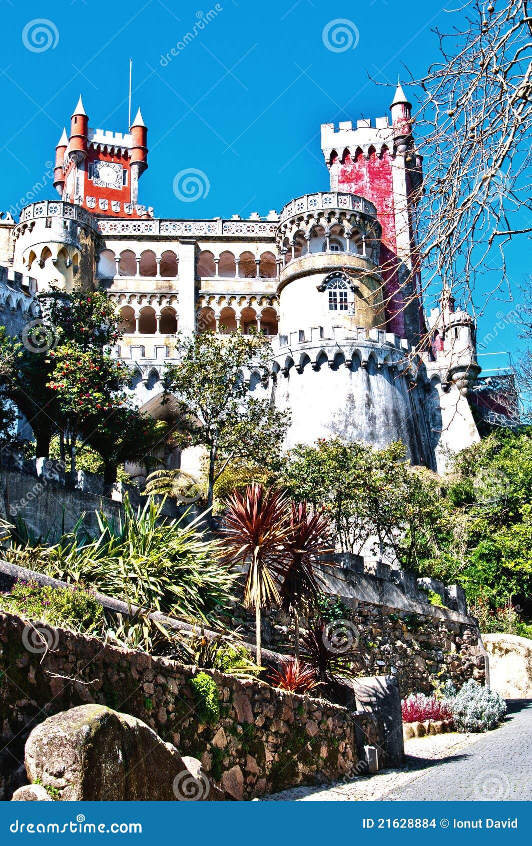 Castelo de Pena, Portugal foto de stock. Imagem de arquitetura - 21628884