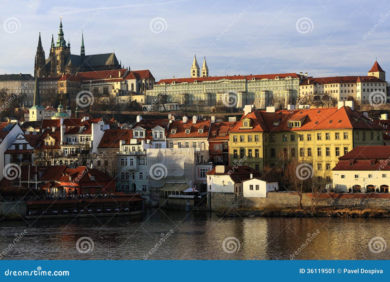 Castelo De Praga, Lesser Town, Praga, República Checa Imagem de Stock ...