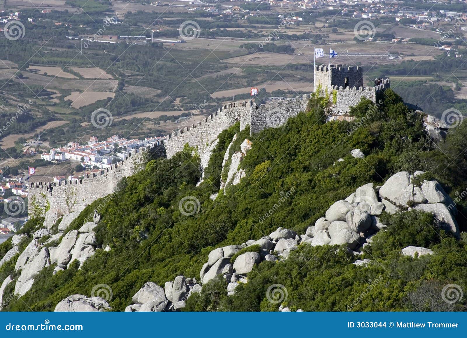 The Castelo Dos Mouros The Moors Castle Royalty-Free Stock Image ...