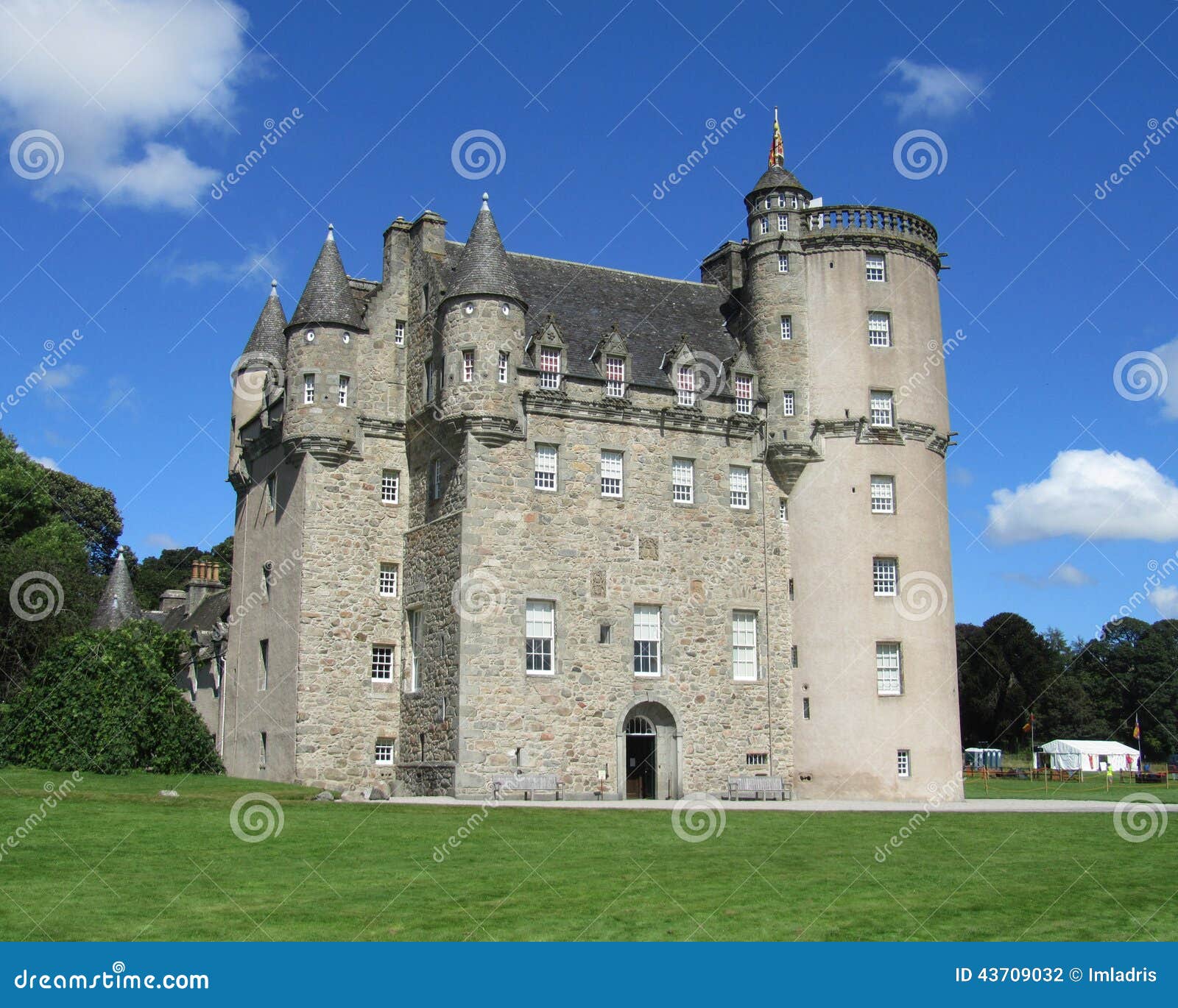 Castelo Fraser, Escócia fotografia editorial. Imagem de fortificado ...