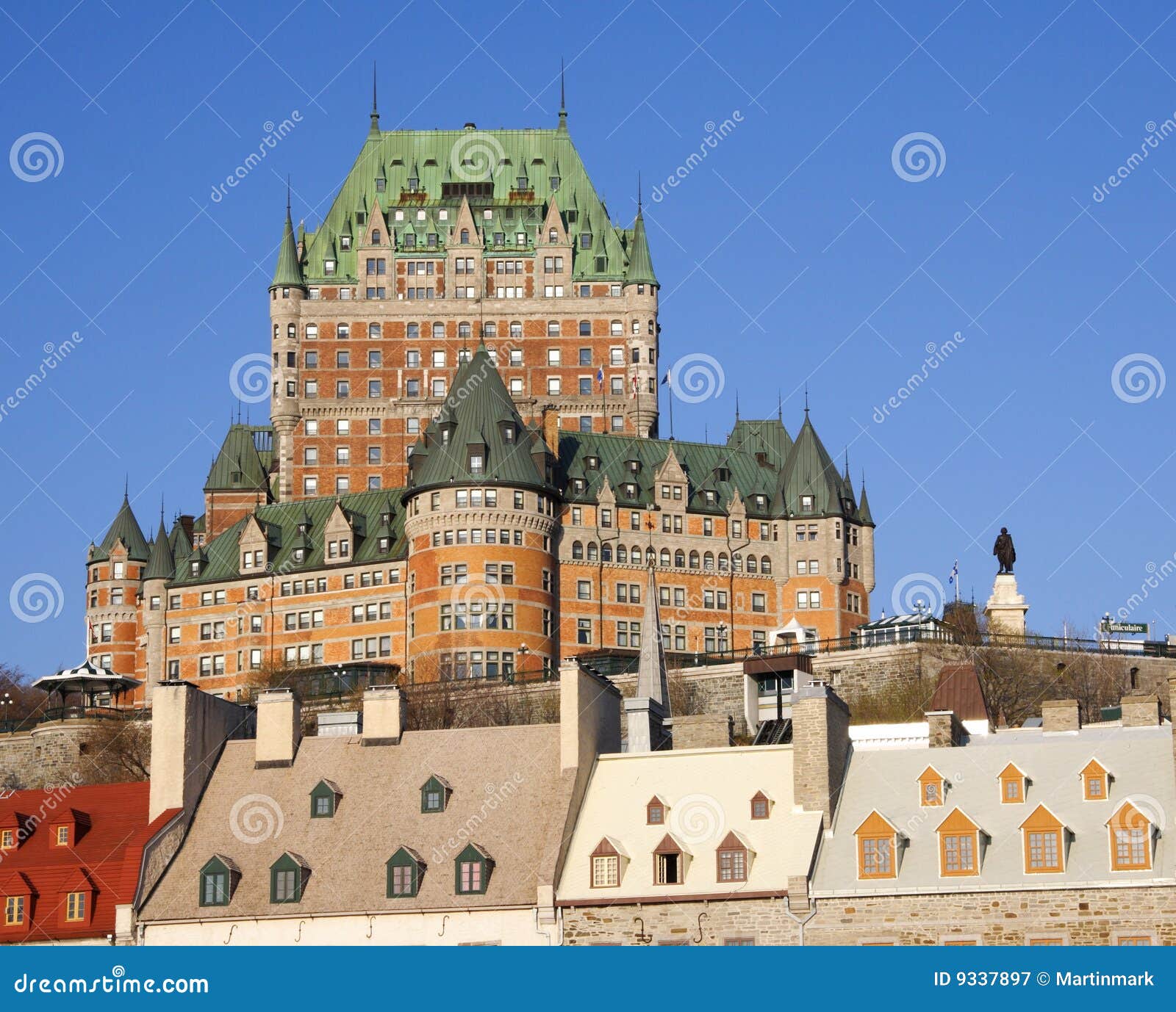 Castelo Frontenac, Quebec City Imagem de Stock - Imagem de casas ...