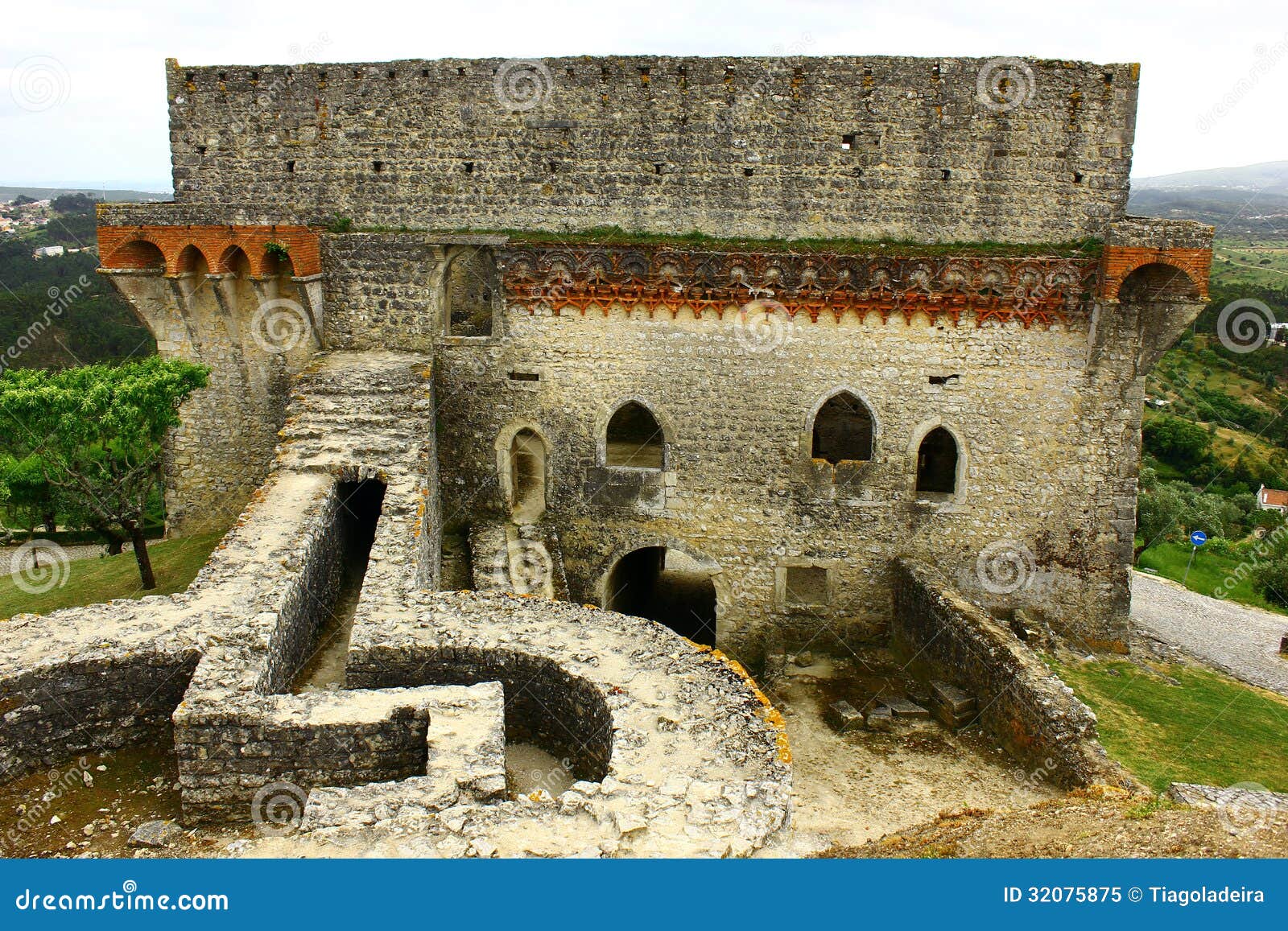 Castelo, Porto De MOS, Portugal Imagem de Stock - Imagem de cidade ...