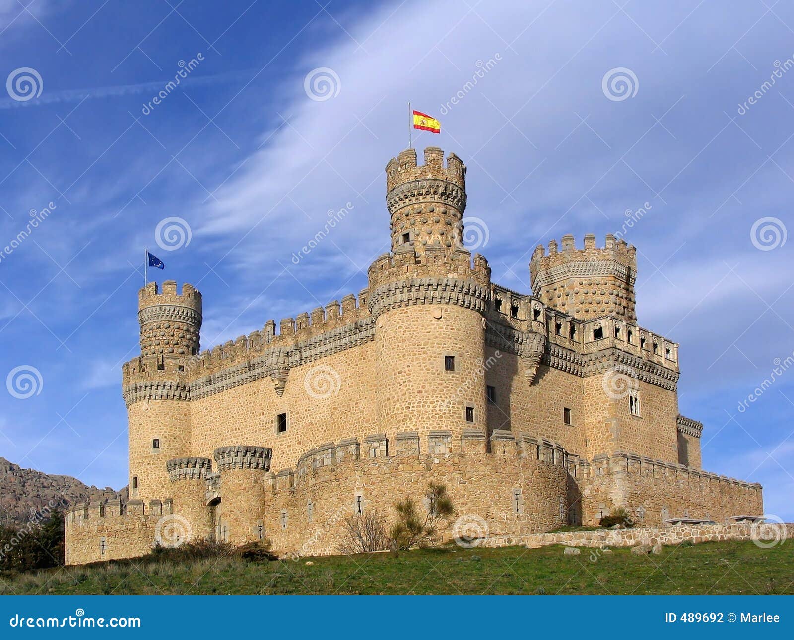 Castelo Real 2 Do EL De Manzanares Foto de Stock - Imagem de europa ...